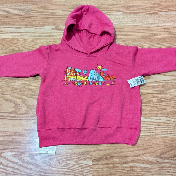 Shirts & Tops | Cedar Point Toddler Pink Hoodie | Poshmark
